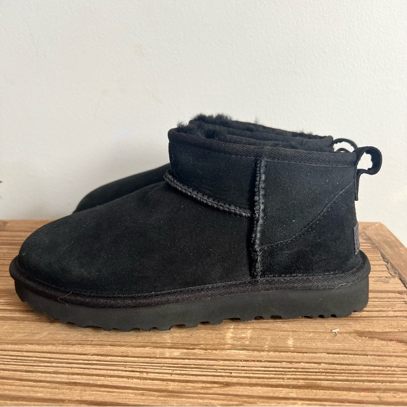 UGG | Shoes | Ugg Ultra Mini Classic Boot In Black | Poshmark